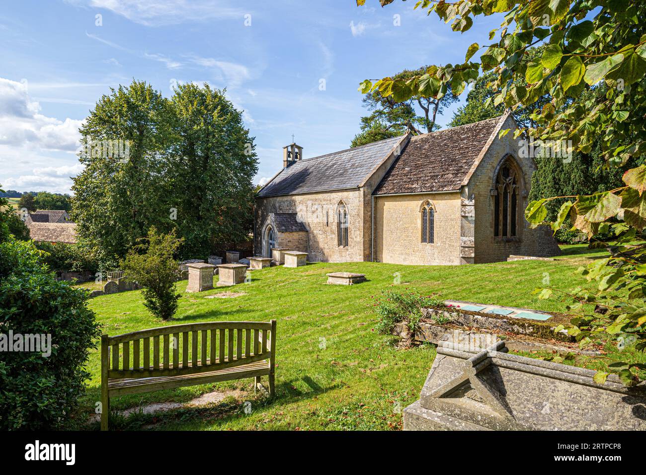 The church of St Peter, dating back to the 12th century, at Stratton ...