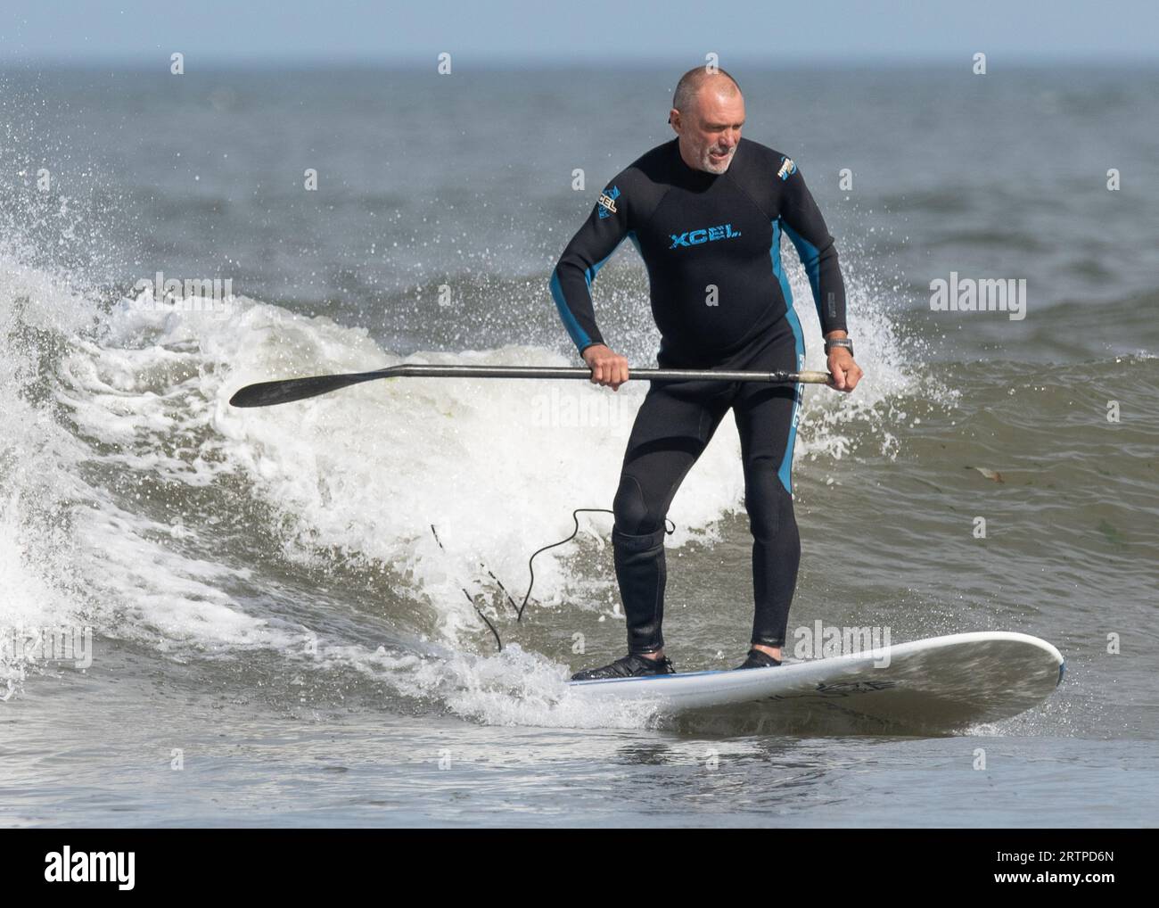 Saltash, North Yorkshire, United Kingdom. 14 September 2023, Surfing at ...