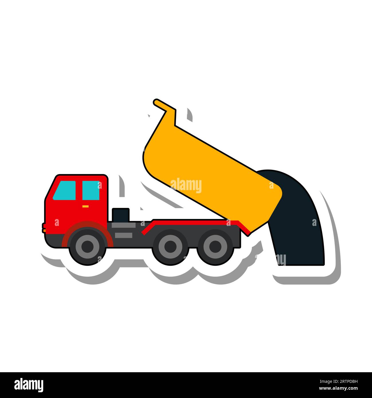 Tipper truck unloading hi-res stock photography and images - Alamy