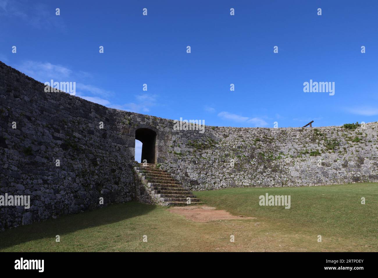 gate to heaven, taken at a stone castle in Okinawa Stock Photo - Alamy