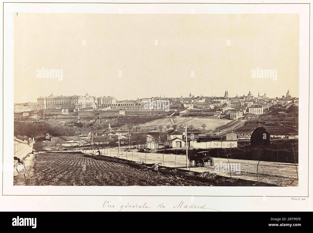 View of Madrid with the Royal Palace on the left, c. 1850 - c. 1863 ...