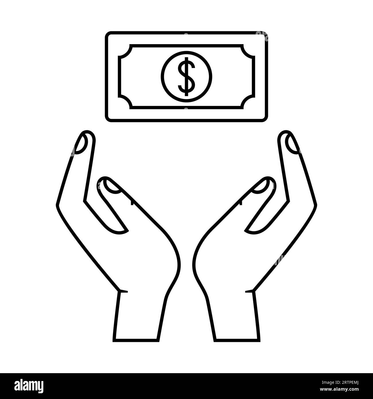 Dollar banknote Black and White Stock Photos & Images - Alamy