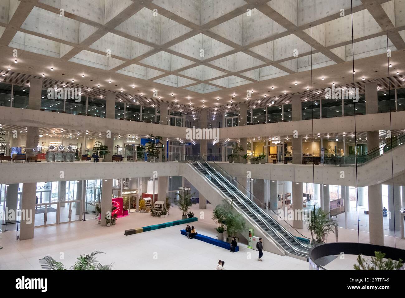 Seoul, South Korea - 19 February 2023: Interior view of Amorepacific ...