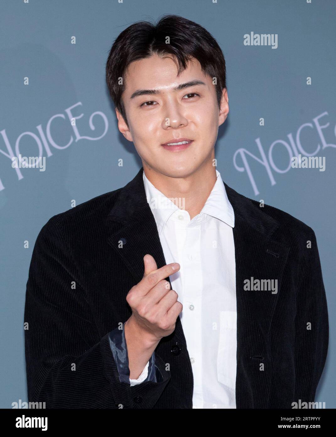 Seoul, South Korea. 14th Sep, 2023. South Korean singer and actor Sehoon, member of boys band ...