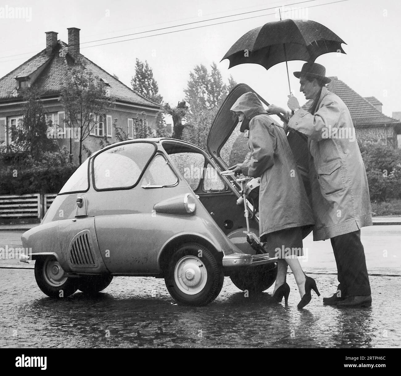 BMW ISETTA bubble car produced from 1955 to 1962 Stock Photo - Alamy