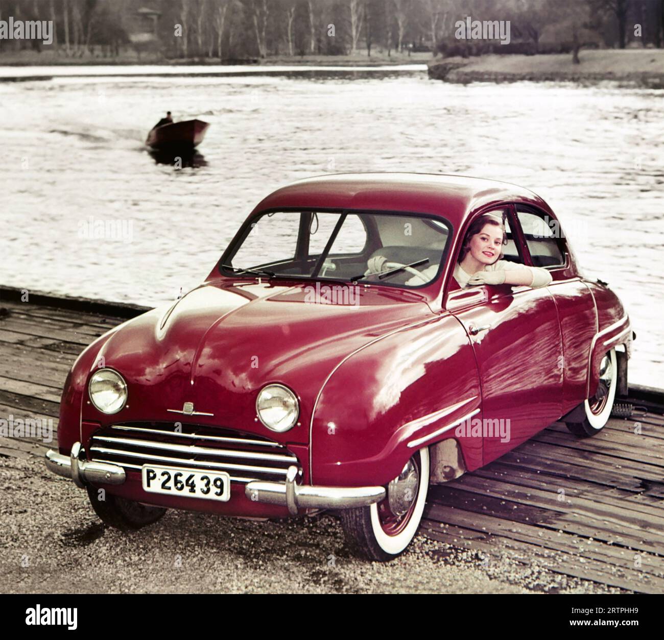 SAAB 92 produced from 1950 to 1955 Stock Photo - Alamy