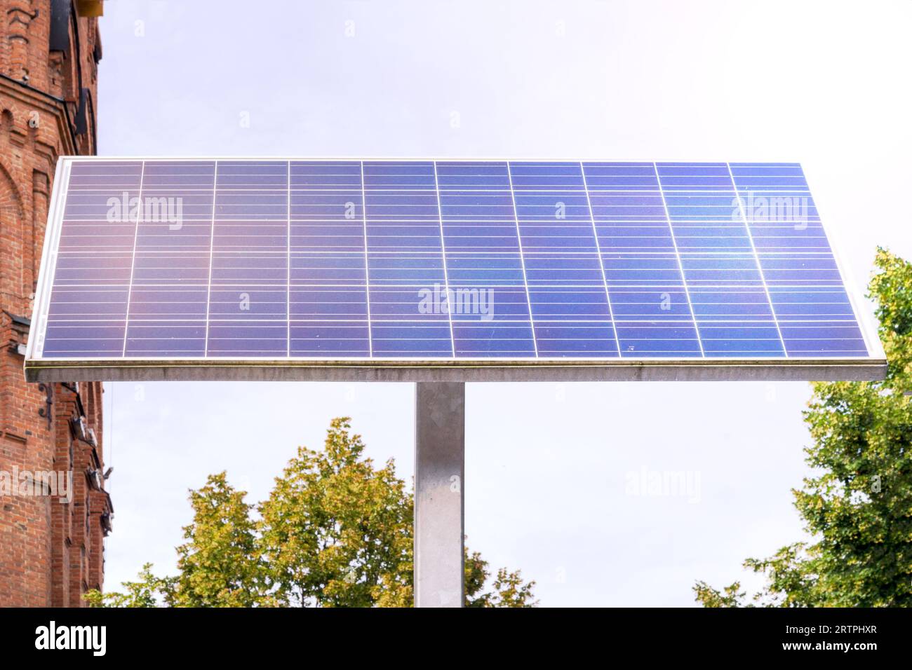 solar panel. Solar power station. photovoltaic renewable panel.Concept ...