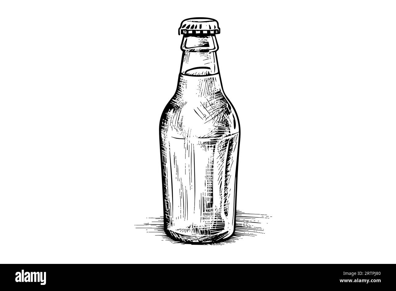 Glass Soda Bottle Vector