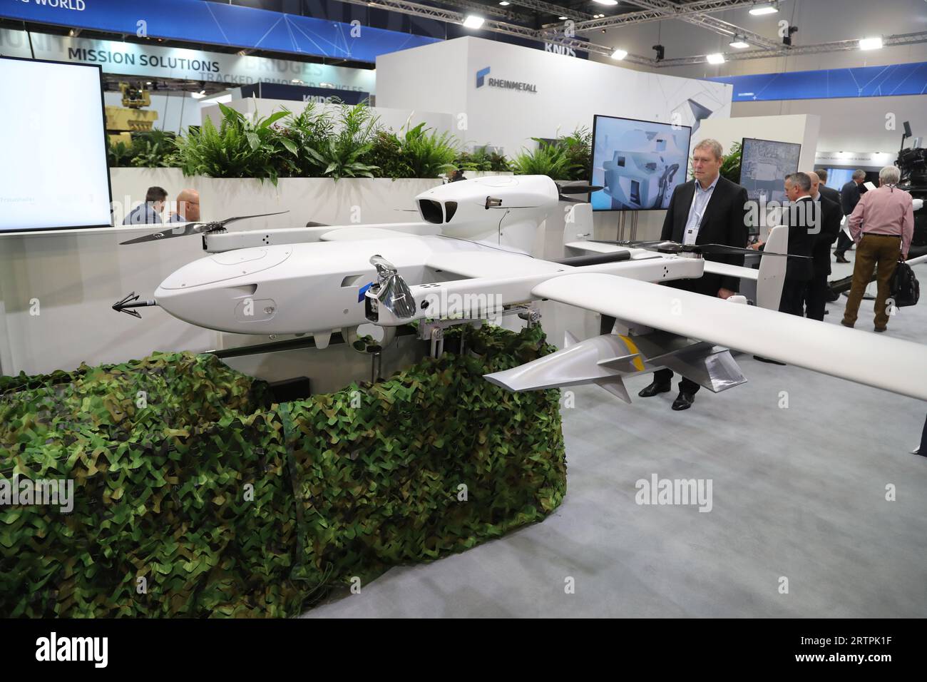 London, United Kingdom. 14th Sep, 2023. Arms manufacturers from all ...