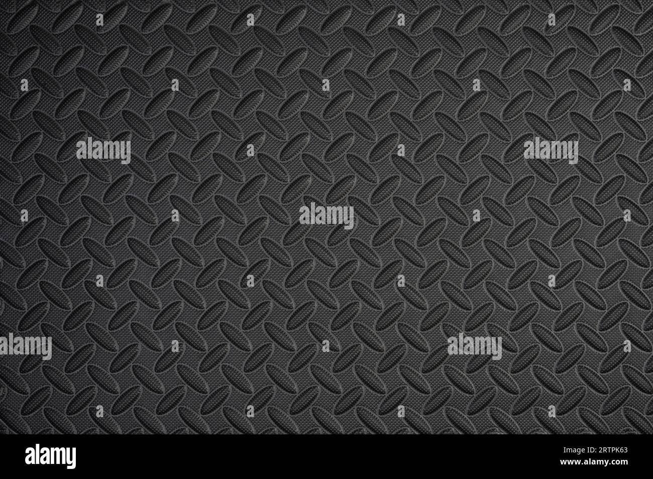 Black floor background with grip perforation close up flat view Stock ...