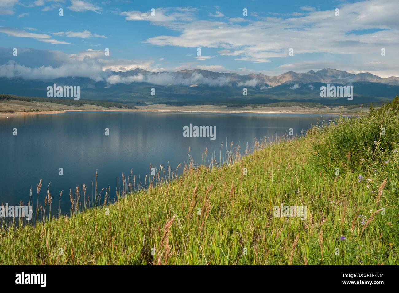 Colorado's Taylor Park and Taylor Reservoir, above Gunnison. The ...