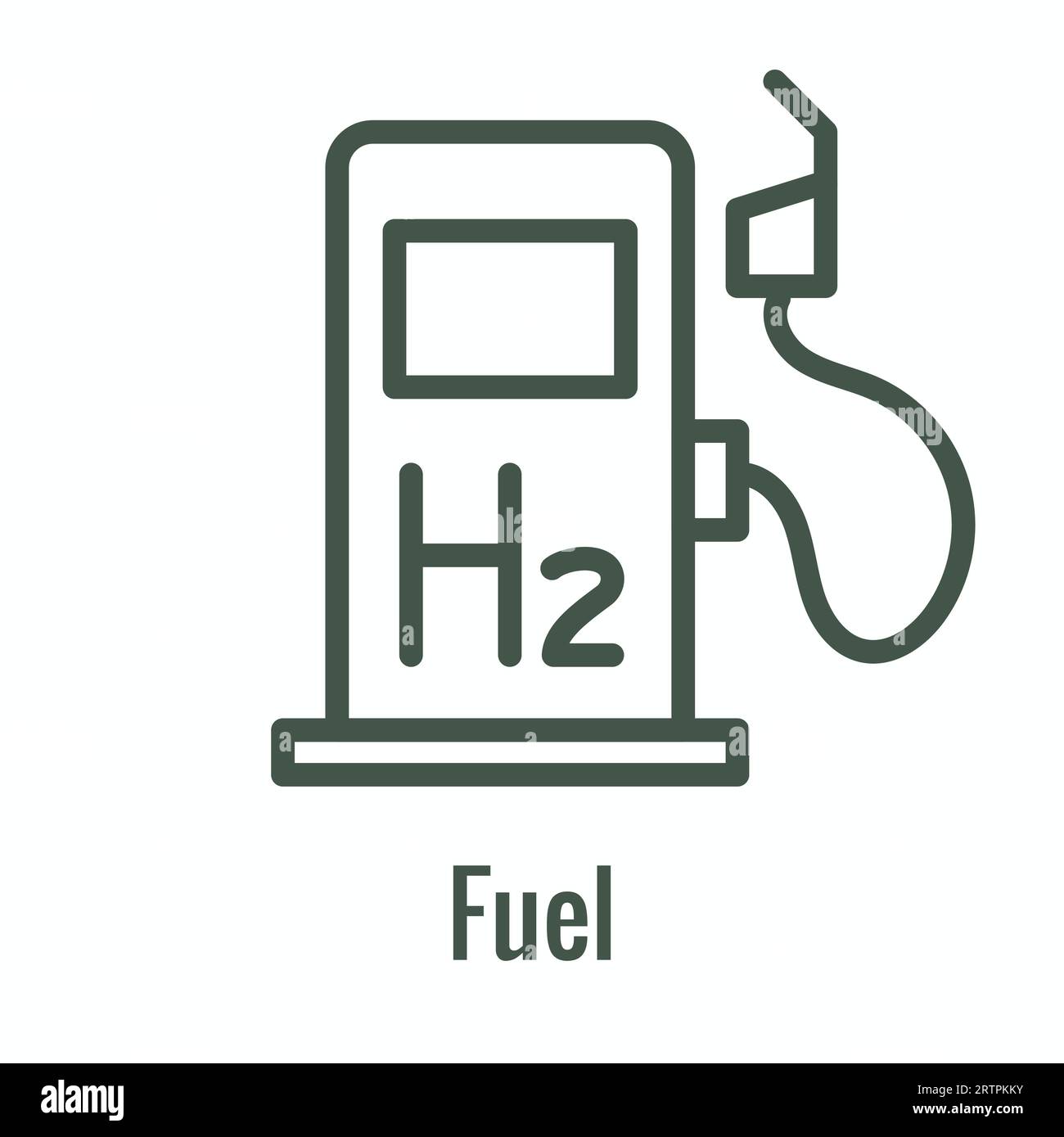 Clean Hydrogen Production with Green Energy Icon Set Stock Vector Image ...