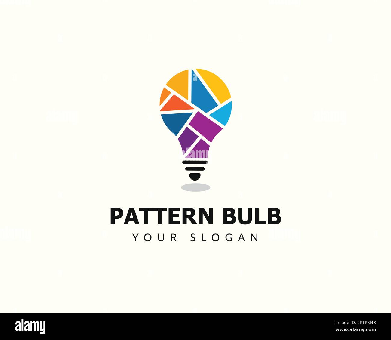 Colorful Light Bulb Logo Design Vector Template. Creative Idea Logo ...