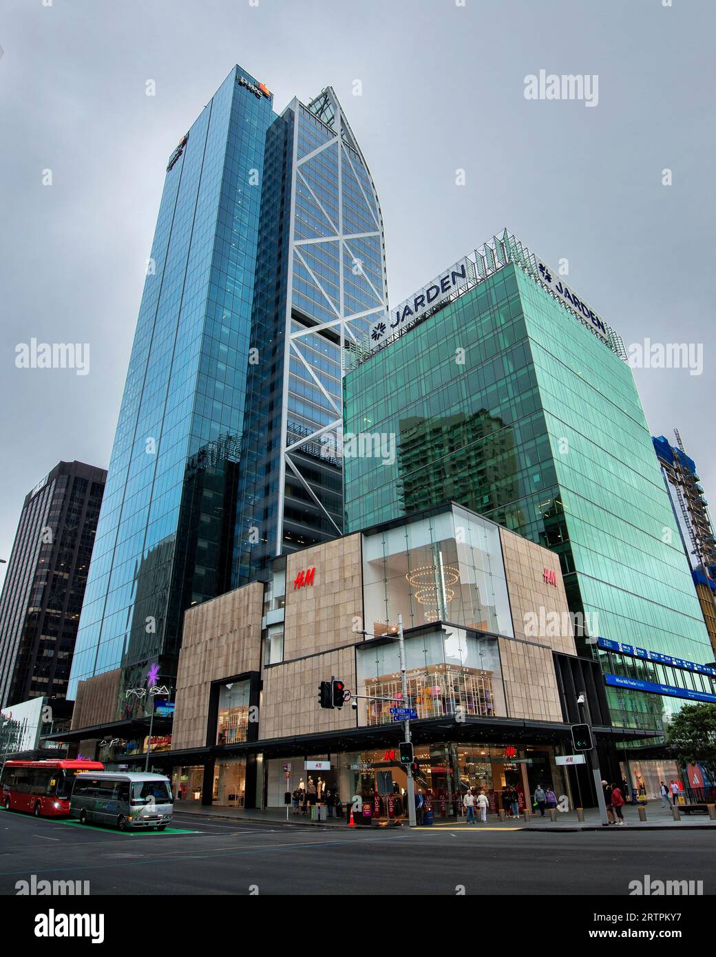 High-rise Office Buildings, Central Business District, CBD, Auckland ...