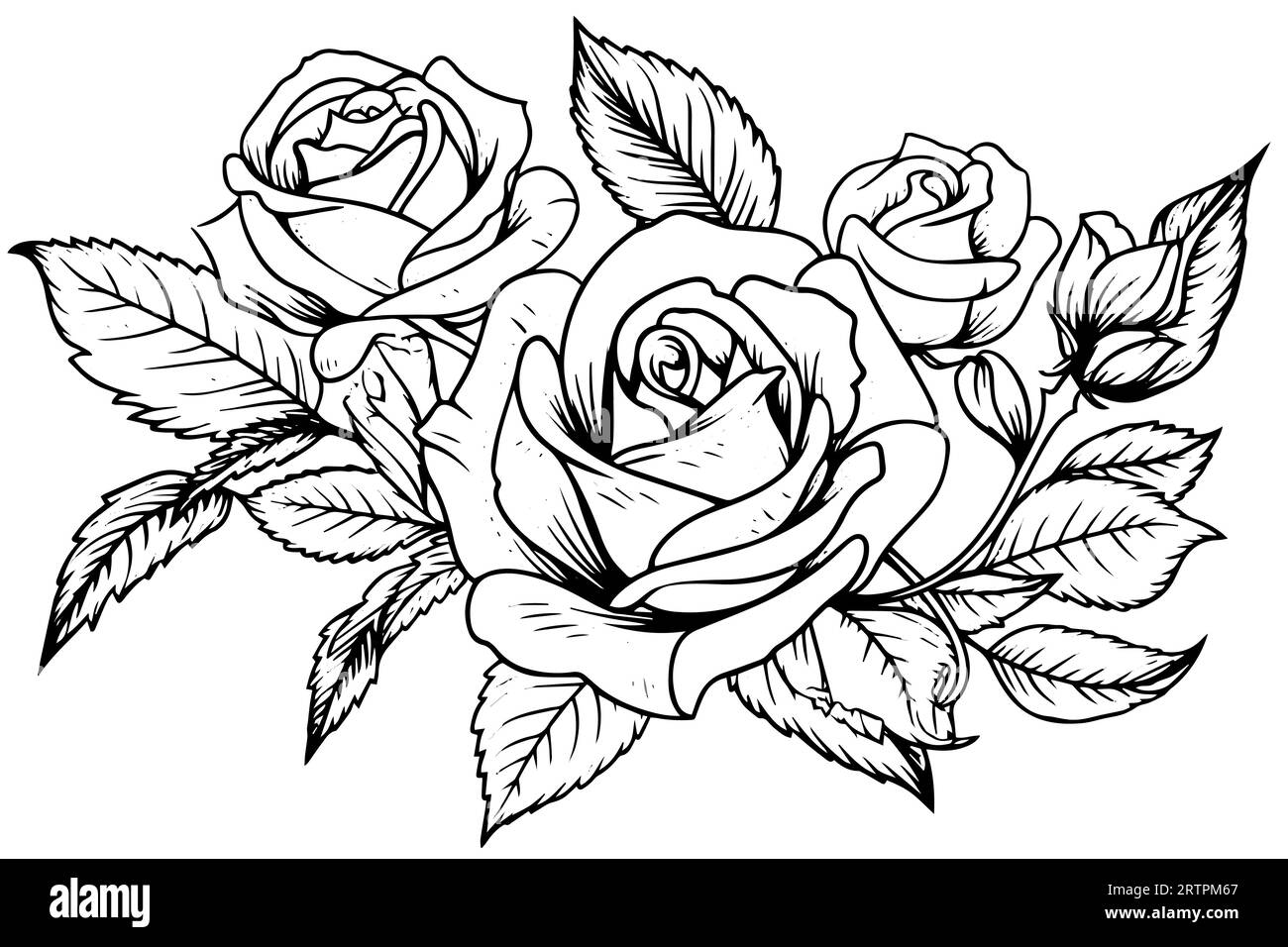 Victorian Style Flower Tattoos