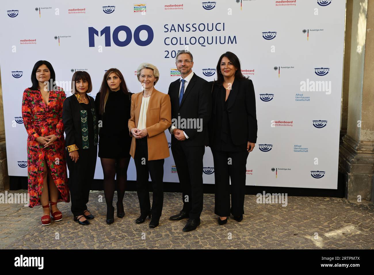 Potsdam, Germany, September 14, 2023, (l-r) Jasmin Tabatabai, Mersedeh ...
