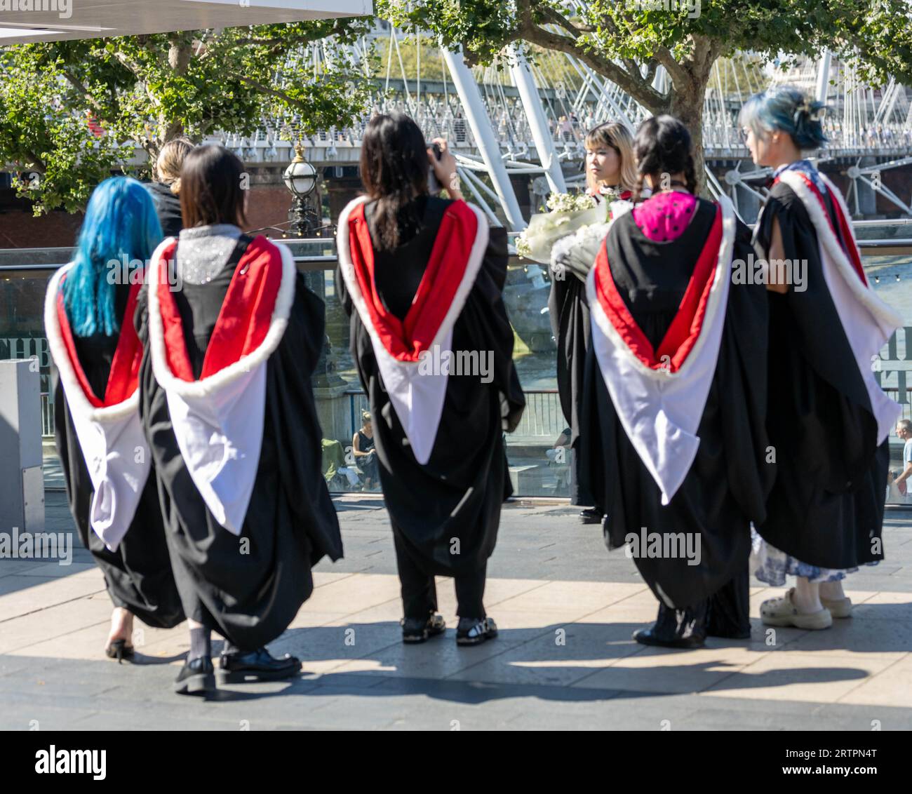 London, UK. 14th Sep, 2023. Royal College of Art graduates celebrate ...