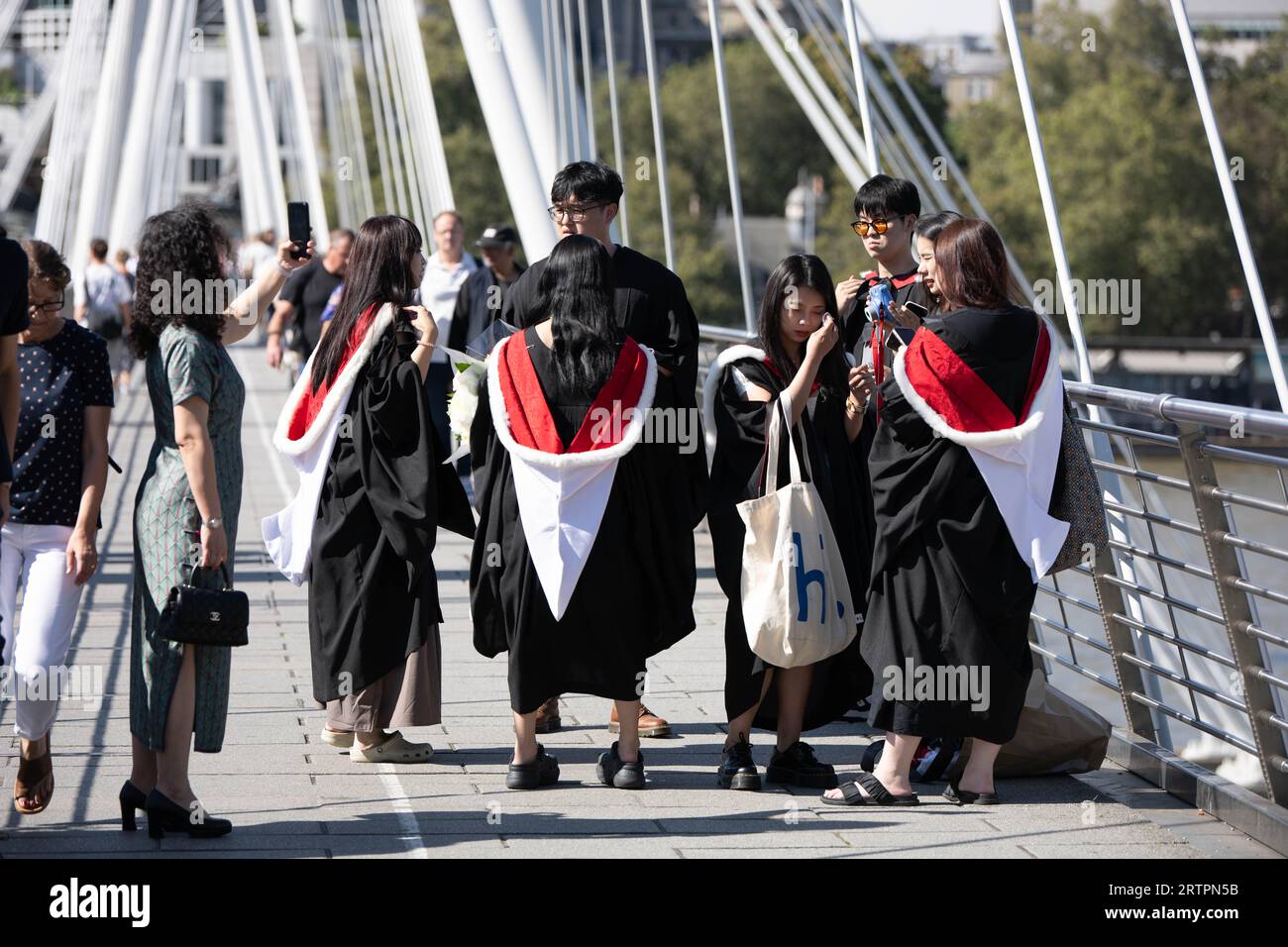 London, UK. 14th Sep, 2023. Royal College of Art graduates celebrate ...