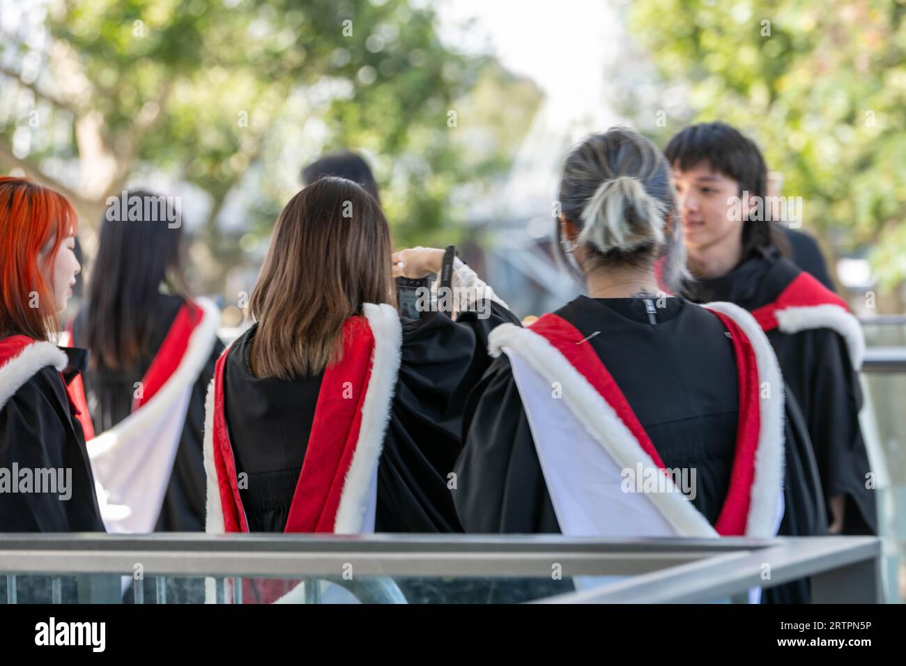 London, UK. 14th Sep, 2023. Royal College of Art graduates celebrate ...