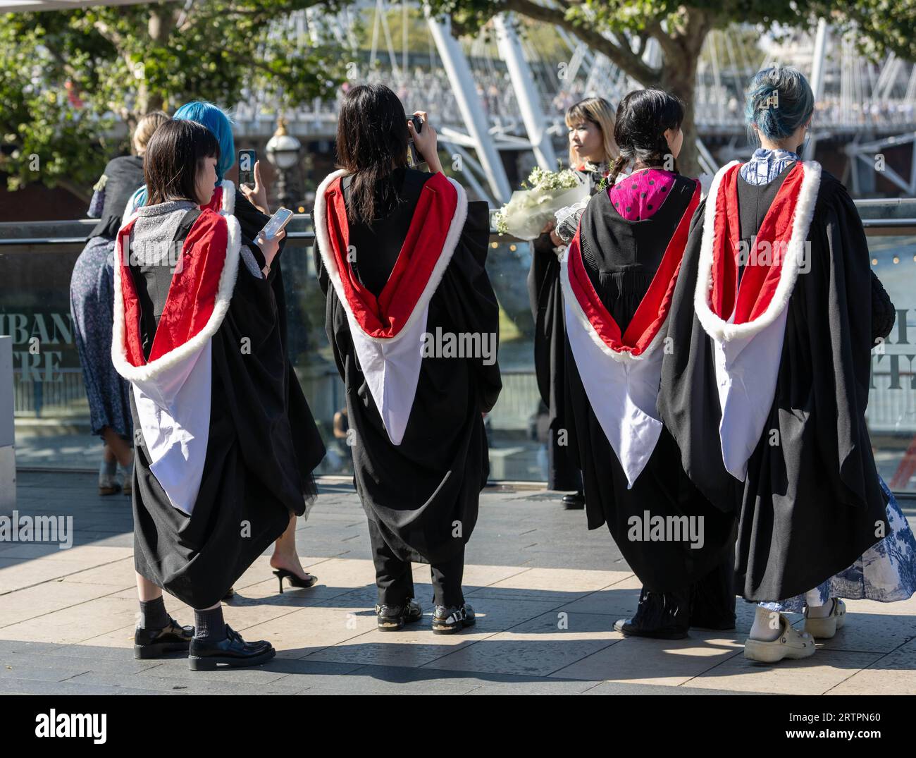 London, UK. 14th Sep, 2023. Royal College of Art graduates celebrate ...