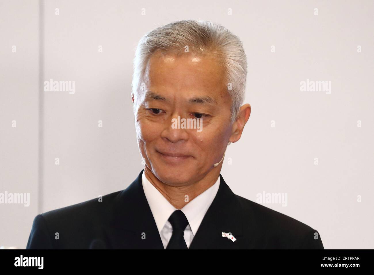 London, United Kingdom, 14 September 2023. Vice Admiral IMAYOSHI ...