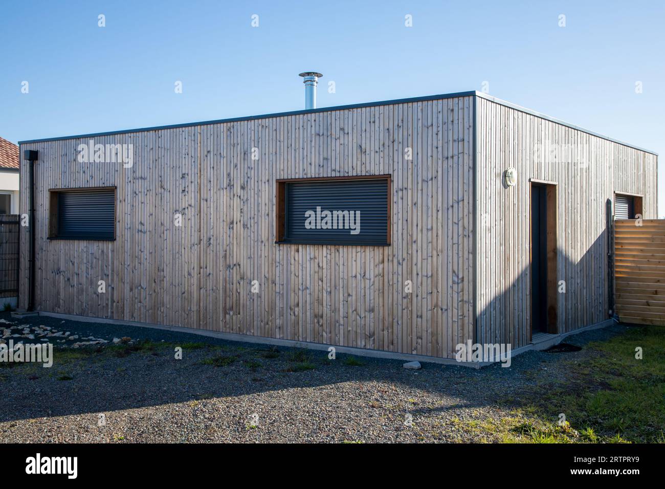 modern cube little wooden house square facade contemporary home ...