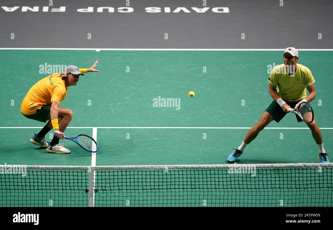 Matthew ebden of australia and max purcell of australia hi-res stock ...