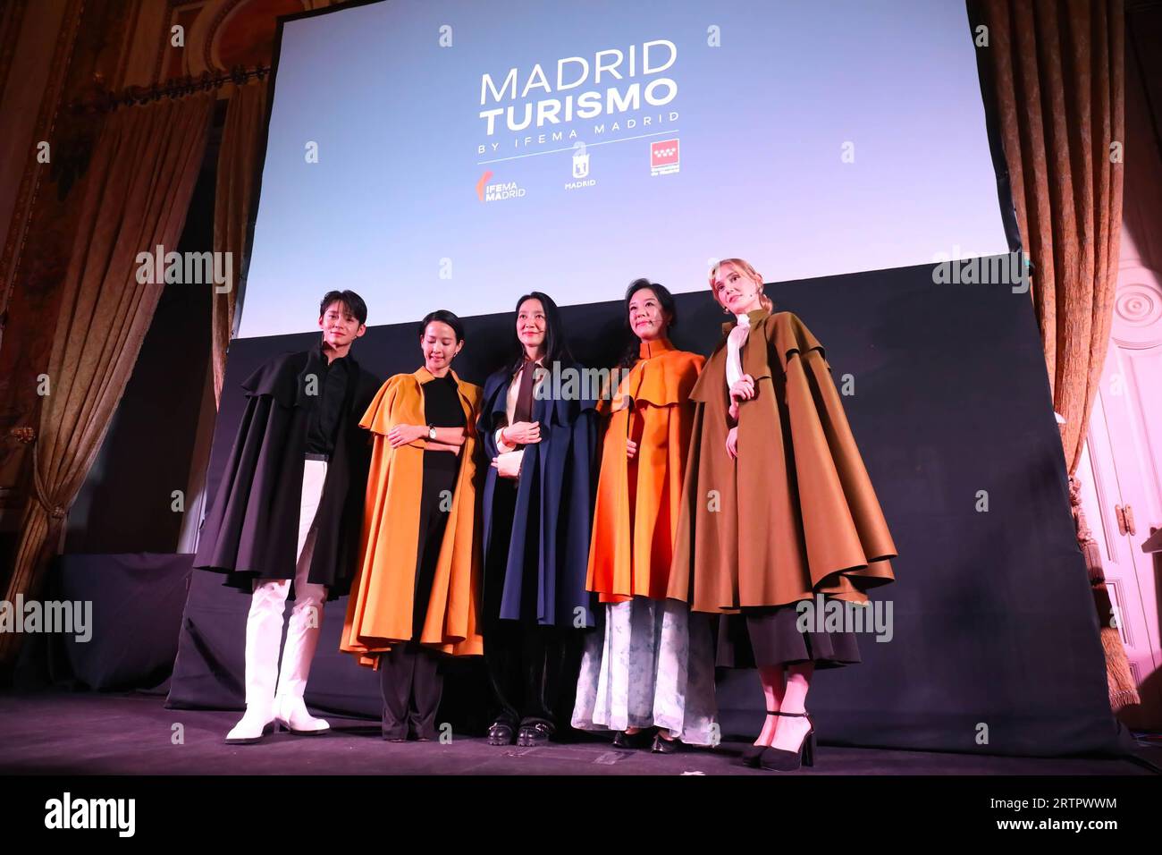 Madrid, Spain. 14th Sep, 2023. Korean actors Jeon Changa, Cho Yeo-Jeong ...