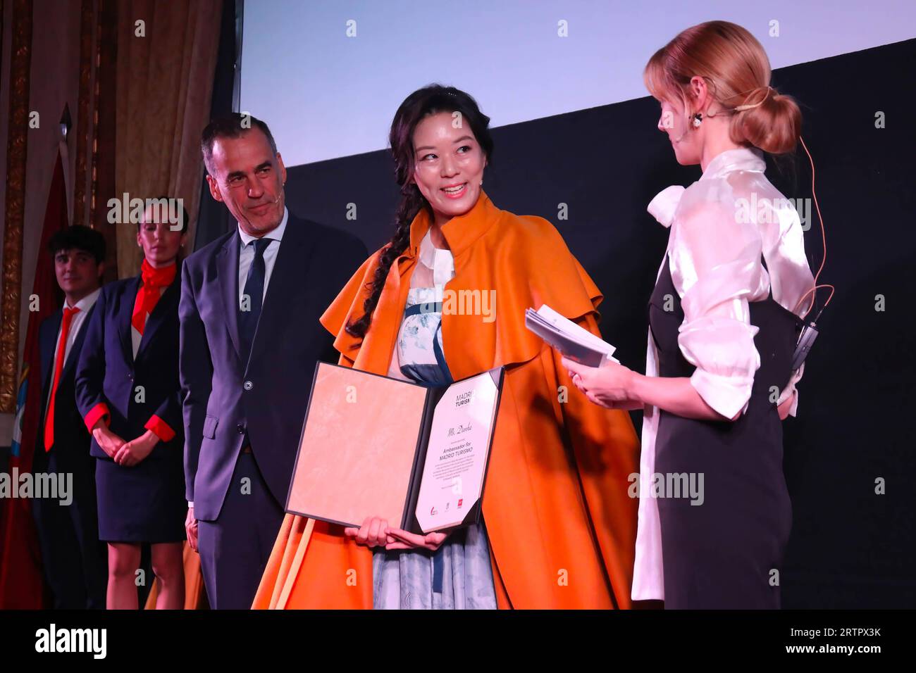 Madrid, Spain. 14th Sep, 2023. Designer Danha, responsible for the ...