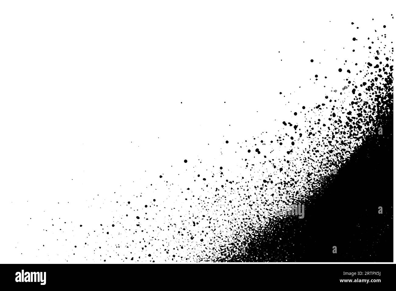 Gritty gravel texture. Gradient halftone overlay backdrop. Monochrome ...