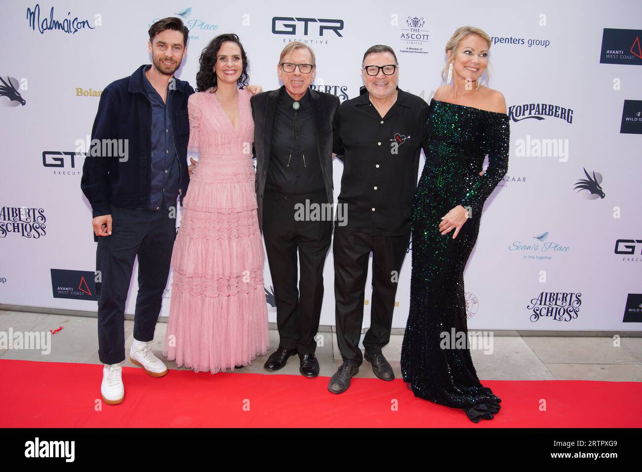(left to right) Dyfan Dwyfor, Leanne Best, Timothy Spall, Ian Puleston ...