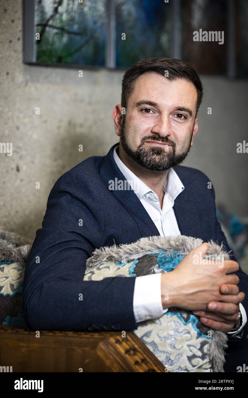 THE HAGUE - Portrait of Stephan van Baarle, party leader of DENK for ...