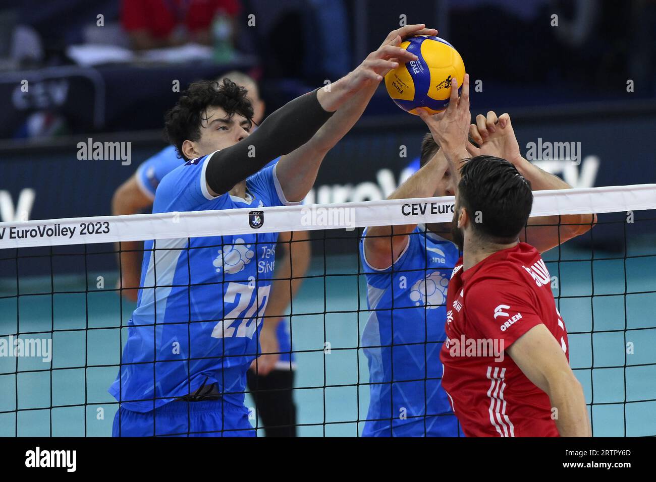 Rome, Italy. 14th Sep, 2023. Nik Mujanovic (SLO) during the CEV ...
