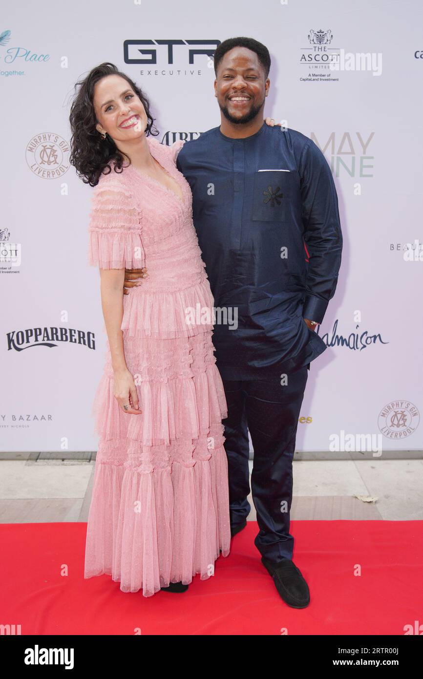Leanne Best and partner Adetomiwa Edun attending the Liverpool premiere of Bolan's Shoes at FACT ...