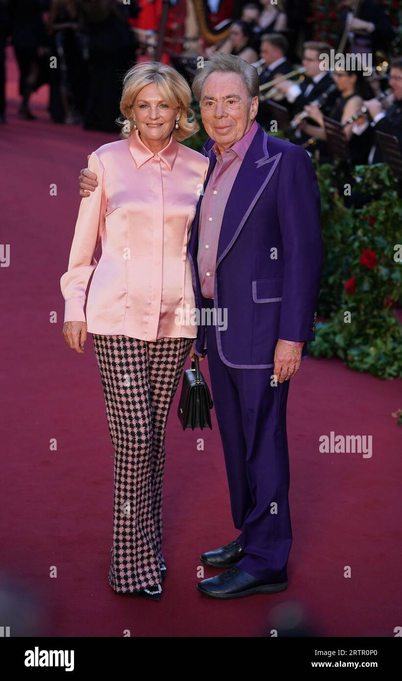 Lady Madeleine Lloyd Webber and Lord Andrew Lloyd Webber attending the ...