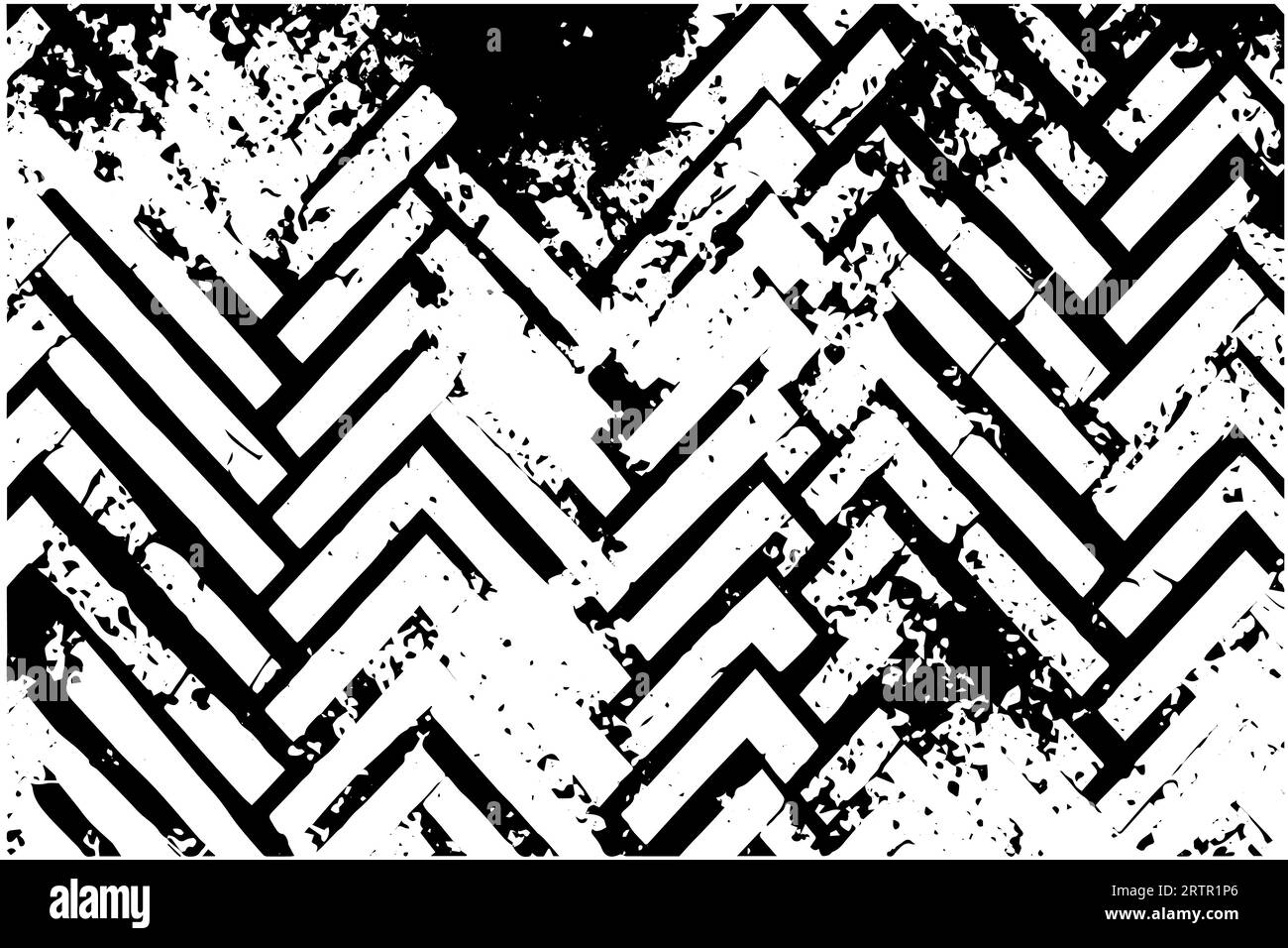 Herringbone grunge woven seamless swatch pattern. Distressed texture of weaving fabric. Abstract ...