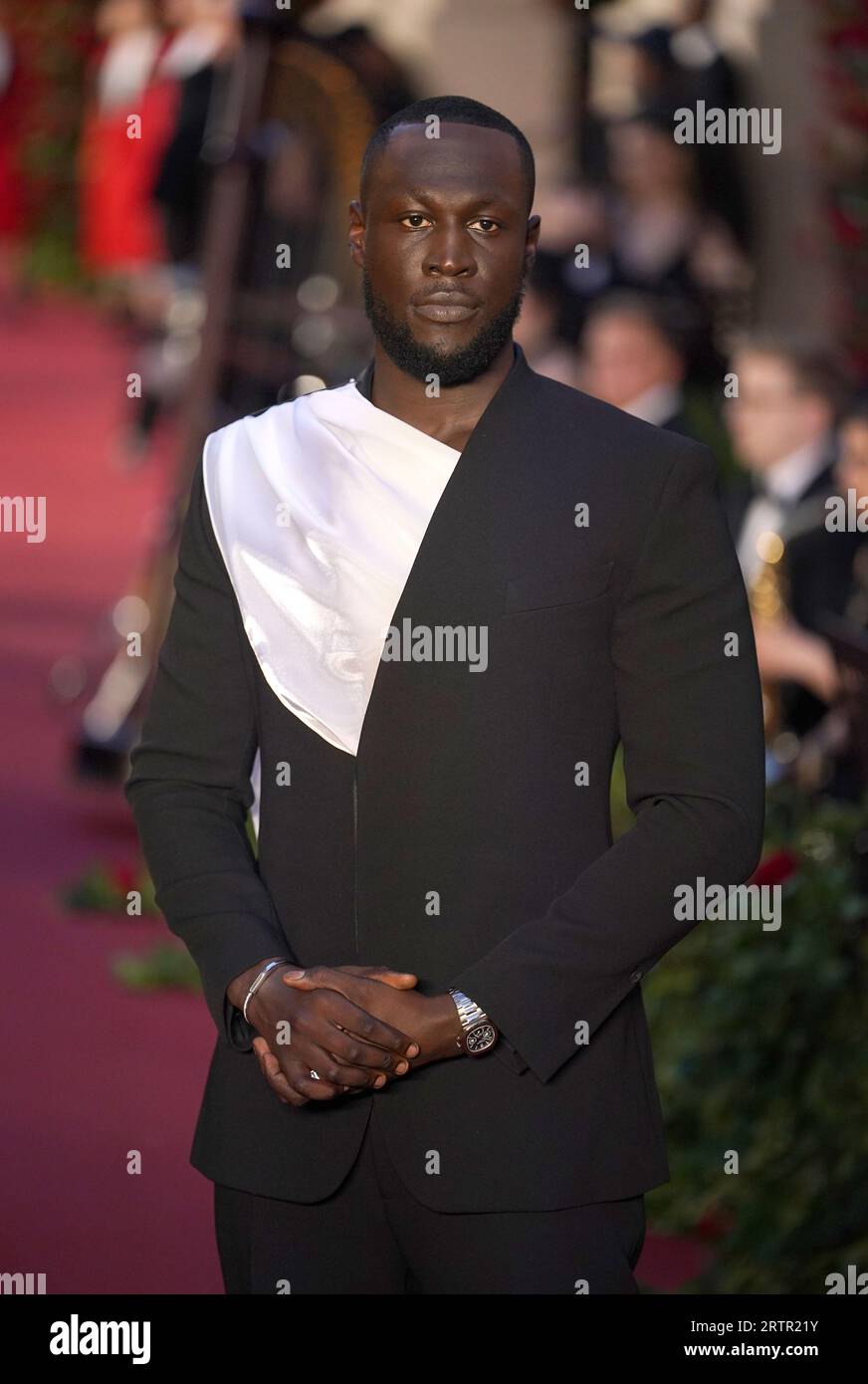 Stormzy attending the Vogue World: London show at Theatre Royal Drury ...