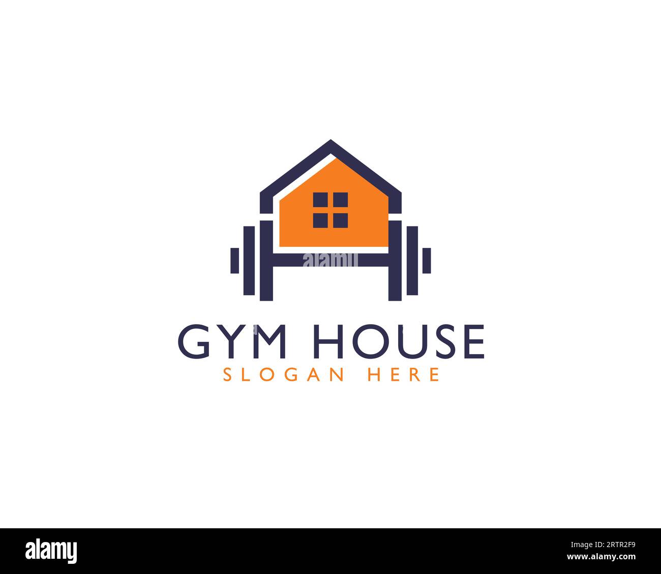 Gym House logo vector template, Gym and Fitness logo design template ...