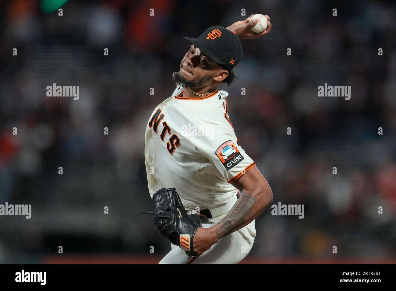 San Francisco Giants' Camilo Doval during a baseball game against the ...