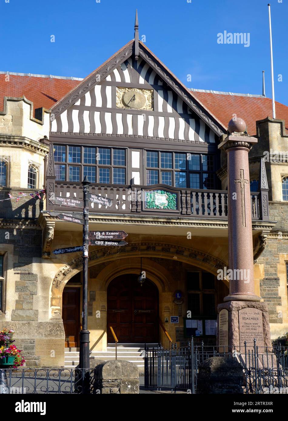 Lynton town hall hi-res stock photography and images - Alamy