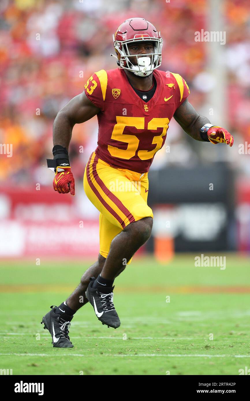LOS ANGELES, CA - SEPTEMBER 02: USC Trojans linebacker Shane Lee (53 ...