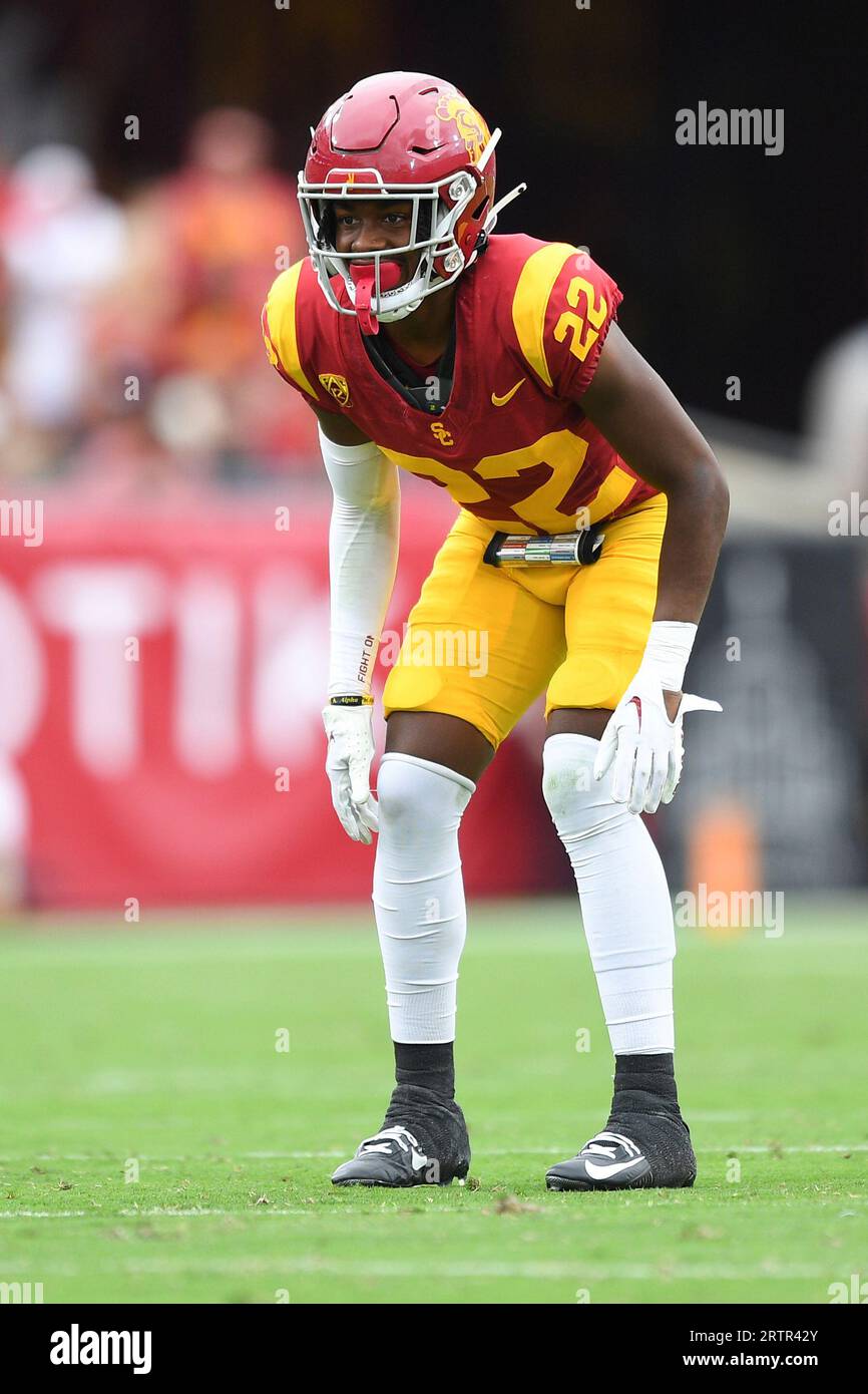 LOS ANGELES, CA - SEPTEMBER 02: USC Trojans cornerback Ceyair Wright ...