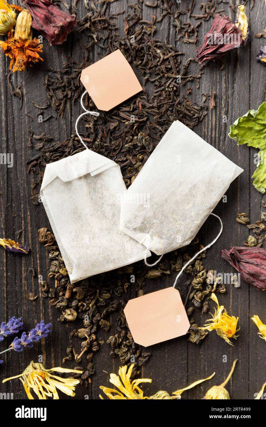 Green tea bag hi-res stock photography and images - Alamy
