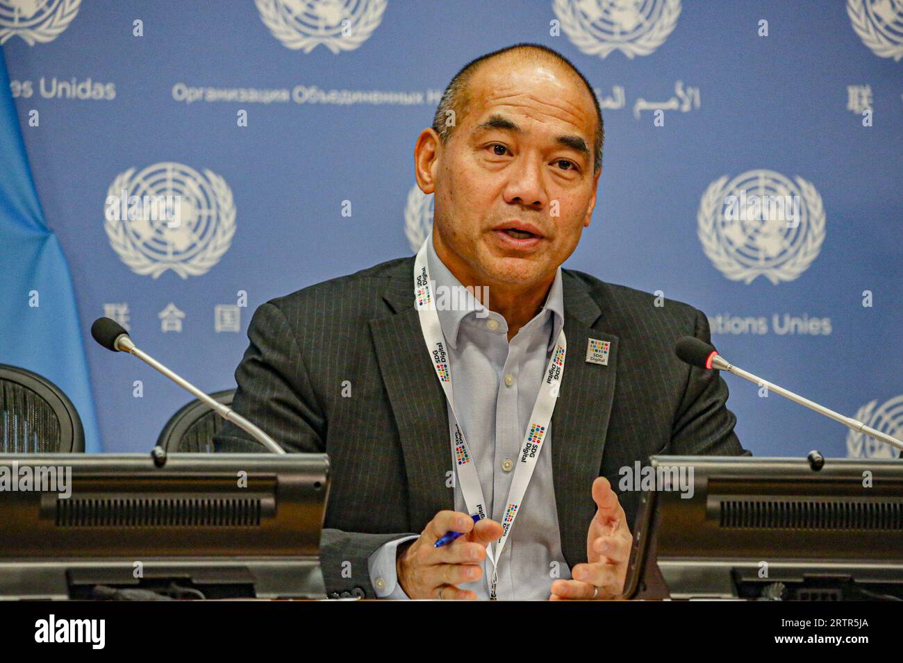 New York, New York, USA. 14th Sep, 2023. ALEX WONG Senior Adviser ...