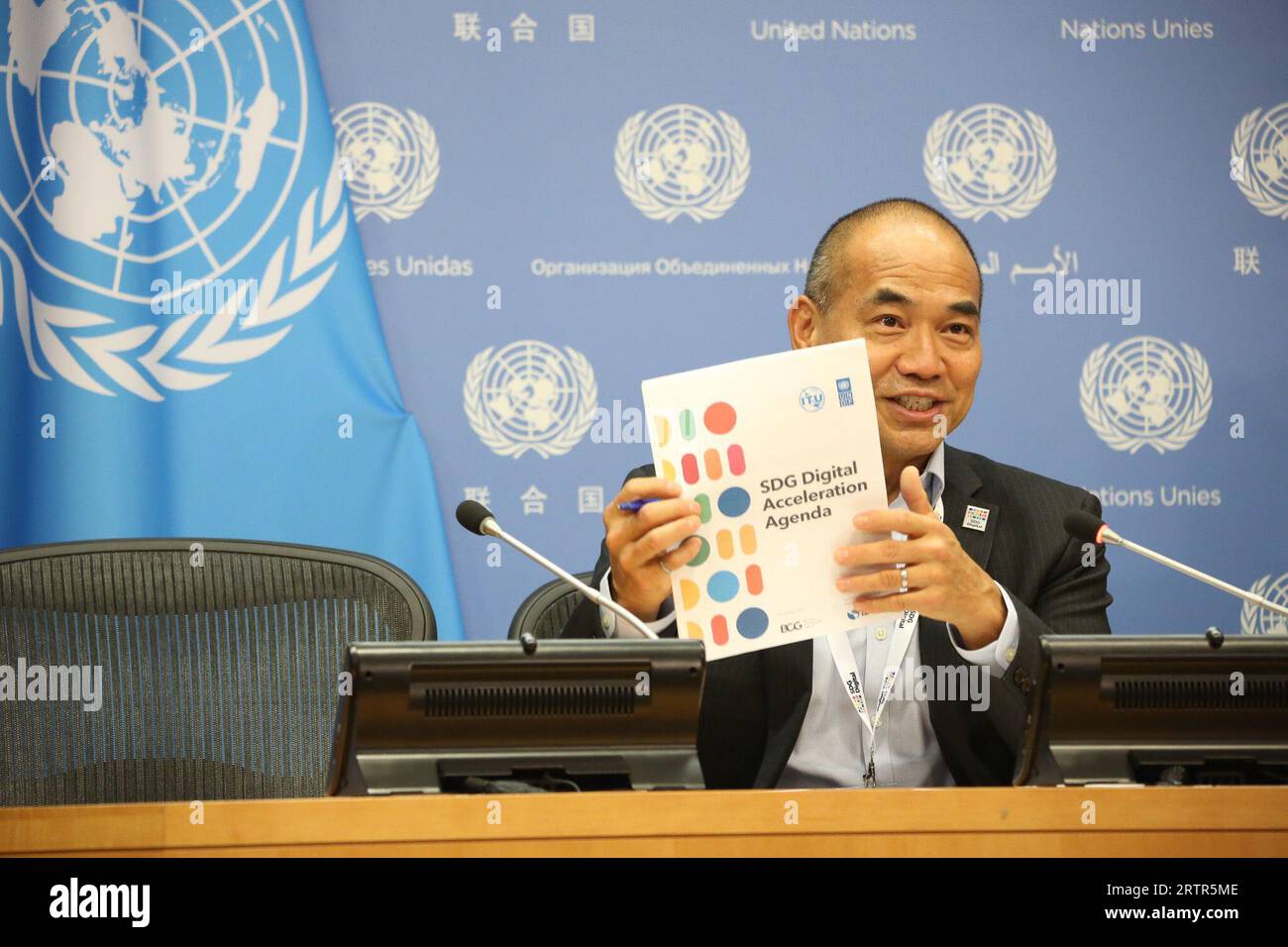 New York, New York, USA. 14th Sep, 2023. ALEX WONG Senior Adviser ...