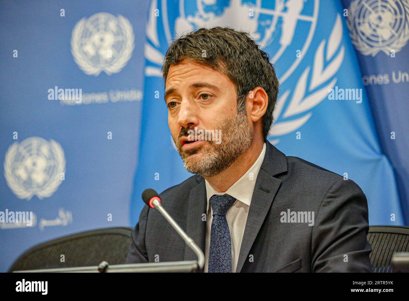 New York, New York, USA. 14th Sep, 2023. Chief of the Treaty Section ...