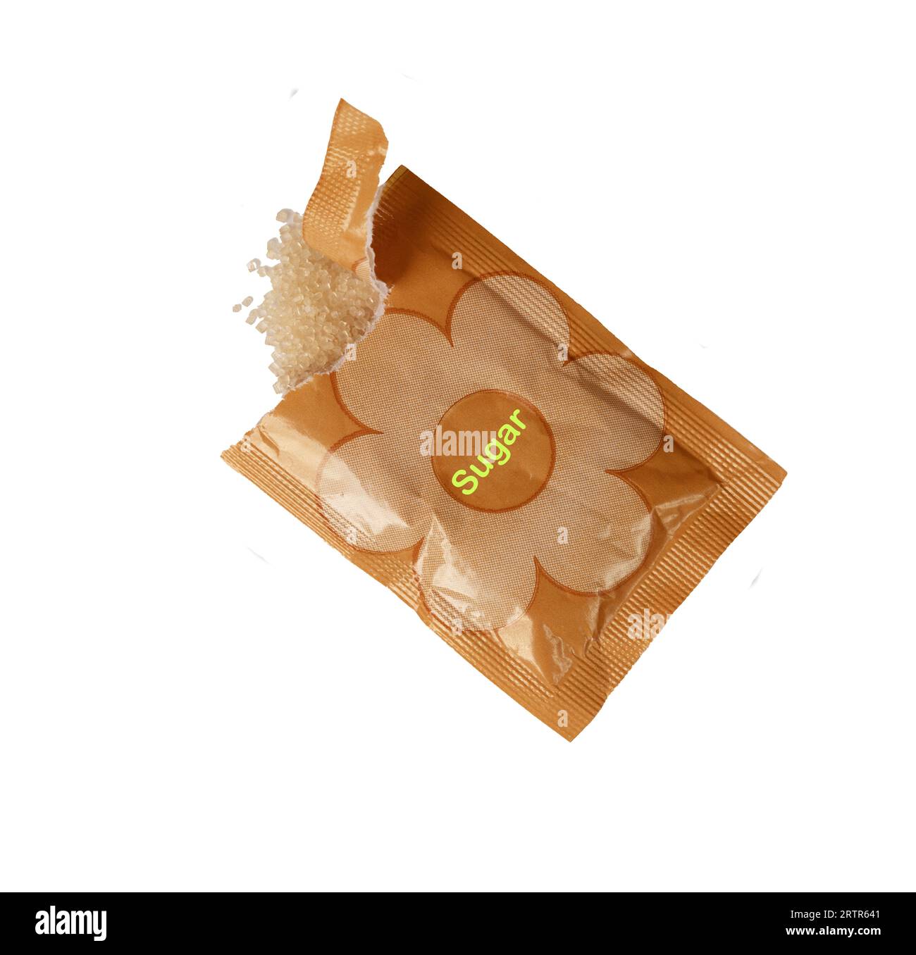 an open sugar sachet Stock Photo - Alamy