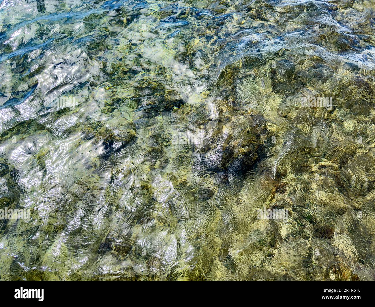 Sea water, reflection on water. Abstract sea background Stock Photo - Alamy