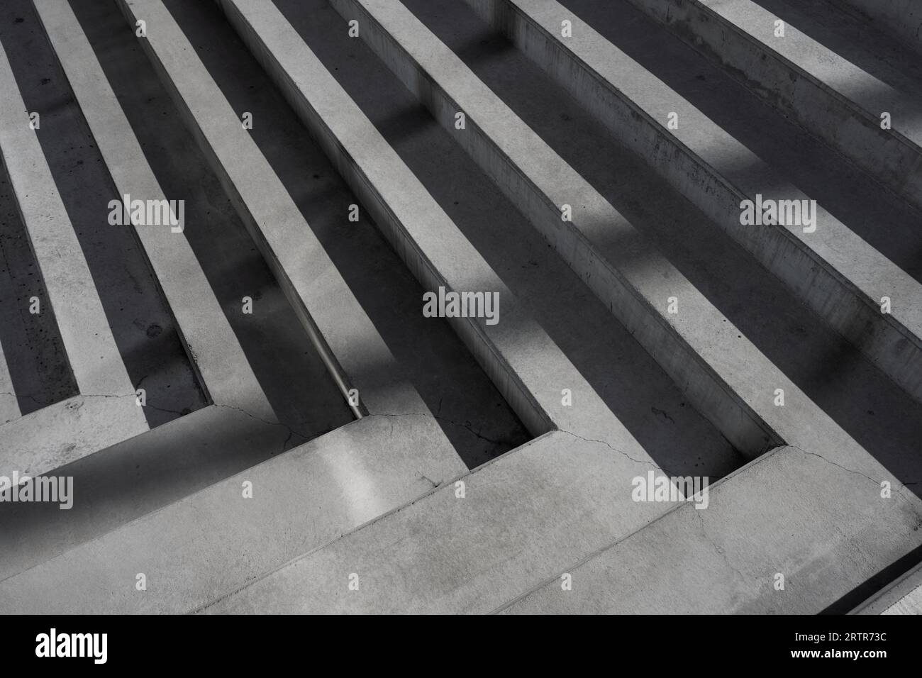 Concrete corner stairs in an angle Stock Photo - Alamy
