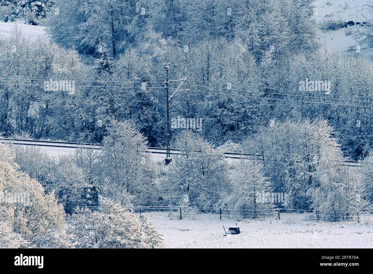 Frozen railway hi-res stock photography and images - Alamy